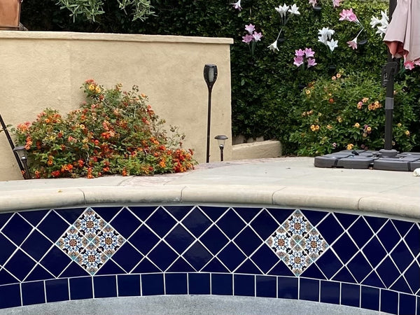 Porcelain Mexican Tile - Azul Cobalto – Mexican Tile Designs