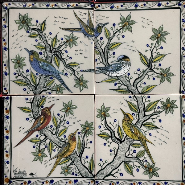 Ken Edwards Mural - LOS PAJAROS MURAL – Mexican Tile Designs