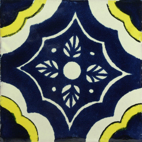 Traditional Mexican Tile - Palacio Azul/Amarillo – Mexican Tile Designs