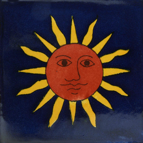 Traditional Mexican Tile - Sol De Rayos – Mexican Tile Designs