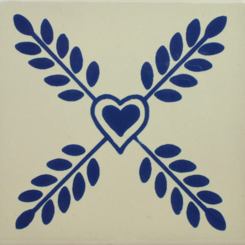 Especial Decorative Tile - Vina Azul – Mexican Tile Designs