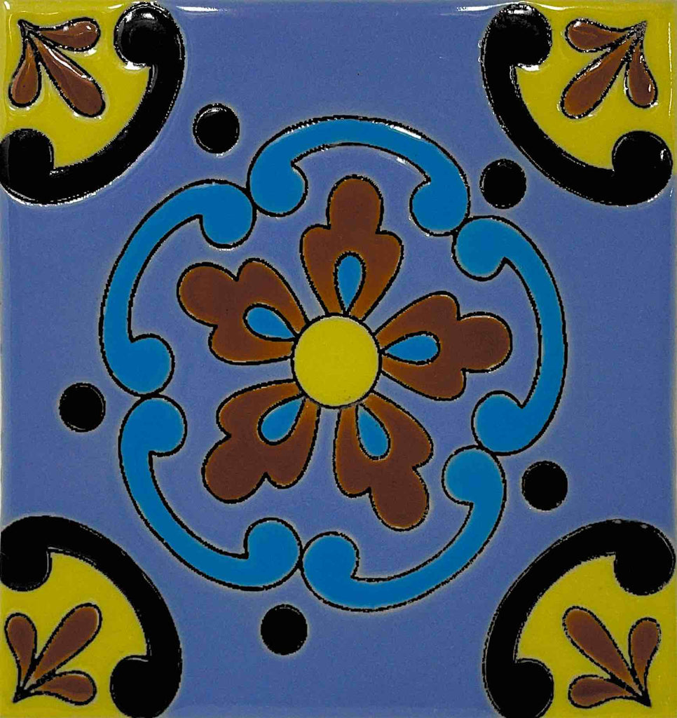 Porcelain Mexican Tile - Medusa – Mexican Tile Designs